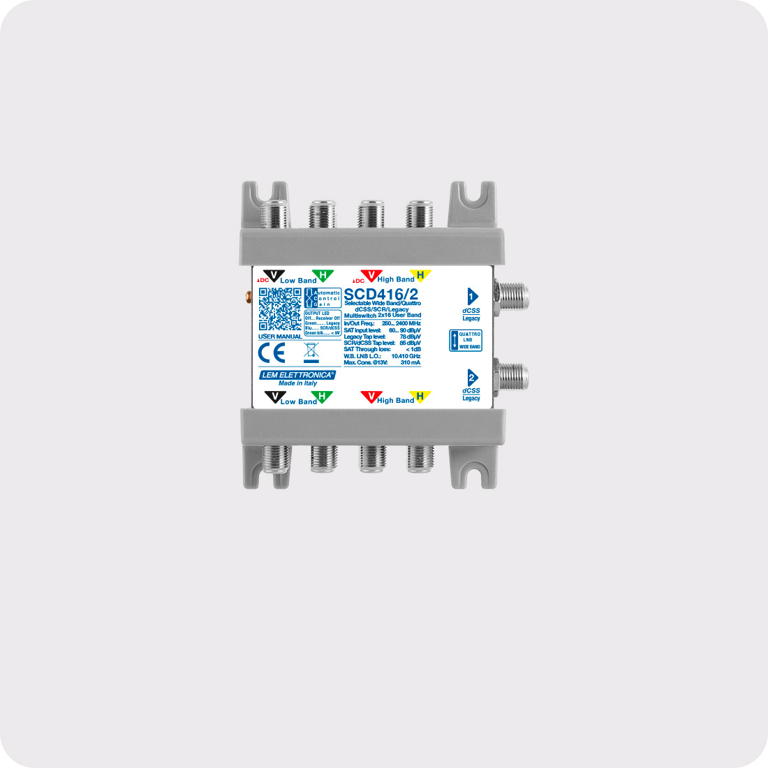 Multiswitch dCSS – LEM ELETTRONICA